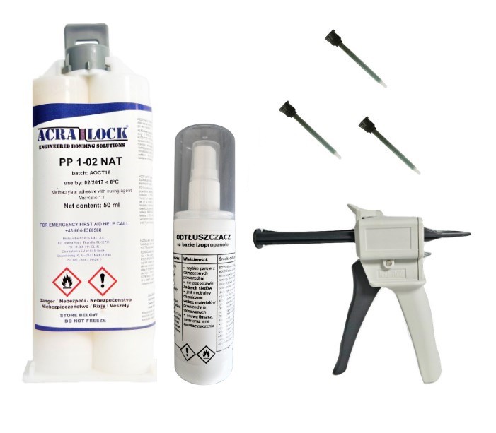 Acralock PP 1-02 polypropylene adhesive - Ataszek