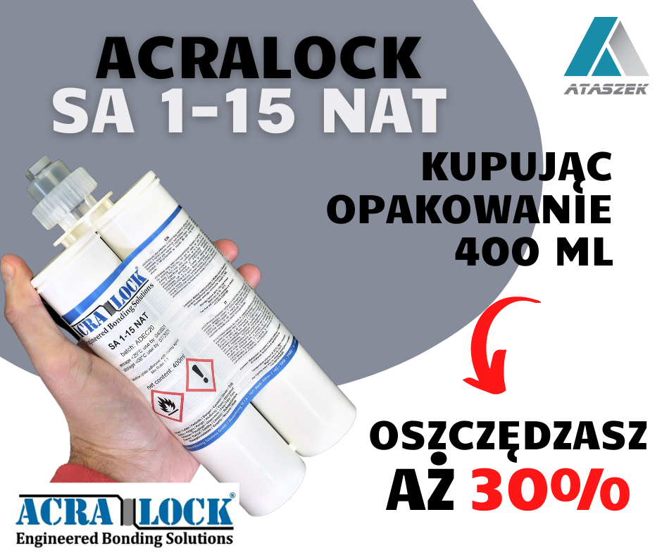 Acralock SA 1-15 stainless steel adhesive - Ataszek